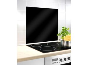 4008838231401 - Glasrückwand Schwarz 60 x 70 cm 60 x 70 cm Schwarz Gehärtetes Glas schwarz - schwarz - Wenko