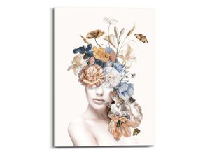 8714597626254 - Bild FLORAL LADY GLAMOUR (LBH 50x250x70 cm) LBH 50x250x70 cm bunt Kunstdruck Gemälde Wandbild