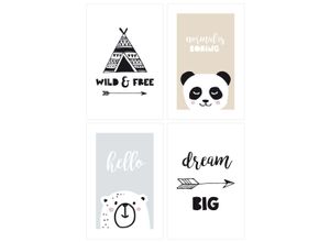 8714597575750 - Bilder-Set HELLO KIDS (BH 20x30 cm) BH 20x30 cm bunt