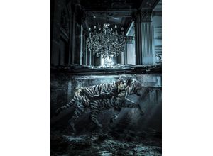 5902841527072 - Glasbild BOY AND TIGER (BH 80x120 cm)