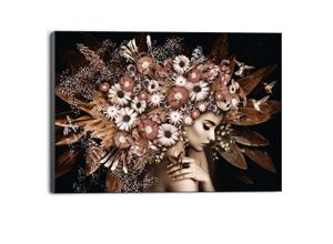 8714597640489 - Bild FLOWER EXPLOSION (BHT 140x100x310 cm) BHT 140x100x310 cm bunt Kunstdruck Gemälde Wandbild