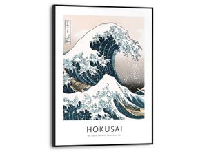 8714597625318 - Bild mit Rahmen REINDERS Die große Welle - Hokusai Bilder Gr B H T 30 cm x 40 cm x 16 cm blau Bilder mit Rahmen 8714597625318 - Bild mit Rahmen REINDERS Die große Welle - Hokusai Bilder Gr B H T 30 cm x 40 cm x 16 cm blau Bilder mit Rahmen