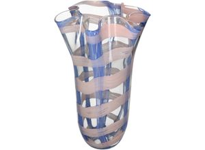 8719533385912 - Vase HAYLEY blau (BHT 21x35x21 cm) BHT 21x35x21 cm blau Blumenvase Blumengefäß