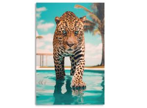 8714597655667 - Glasbild POOL TIGER (BHT 78x116x120 cm)