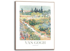 8714597655315 - Reinders! Bild mit Rahmen »Van Gogh - riverbank in springtime«