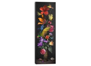 8714597655476 - Wandbild REINDERS Flower Portrait bunt Bilder B H T 52cm x 156cm x 3cm MDF B52cm H156cm T3cm