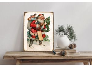 4067437115277 - Alu-Dibond-Druck QUEENCE Weihnachtsmann rot (farbe bild(er) rot) B20cm H30cm T02cm Alu Dibond Bilder Geschenke Schild 4067437115277 - Alu-Dibond-Druck QUEENCE Weihnachtsmann rot (farbe bild(er) rot) B20cm H30cm T02cm Alu Dibond Bilder Geschenke Schild
