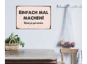 4067437343236 - Metallbild QUEENCE Einfach machen Bilder Gr B H 45 cm x 30 cm Metallbild Schriftzüge Querformat 1 St schwarz Metallbilder Stahlschilder 4067437343236 - Metallbild QUEENCE Einfach machen Bilder Gr B H 45 cm x 30 cm Metallbild Schriftzüge Querformat 1 St schwarz Metallbilder Stahlschilder