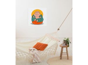 4055065031175 - Leinwandbild KOMAR Happy Buddy - Größe 60 x 60 cm bunt (farbe bild(er) bunt) B60cm Papier Holz Bilder Keilrahmenbild mi Echtholzrahmen
