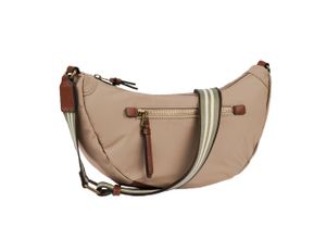 4255619924957 - Handtasche CAMEL ACTIVE Bari Kinder Gr B H T 33cm x 15cm x 12cm beige (natur) Nylon kontrastfarbene Details Taschen aus hochwertigem matten Nylon mit gestreiftem Gewebeband