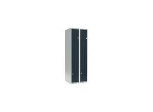 7042423058070 - Z-Spind Fydor 2 Abteile lichtgrau grau B 600 mm 2 Abteile flache Dachform Vorhängeschloss kaiserkraft 7042423058070 - Z-Spind Fydor 2 Abteile lichtgrau grau B 600 mm 2 Abteile flache Dachform Vorhängeschloss kaiserkraft