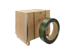 4260069663493 - Umreifungsband PET für Bandabroller Kern-Ø 407 mm Band-LxB 1200 m x 155 mm ab 10 Stk ratioform