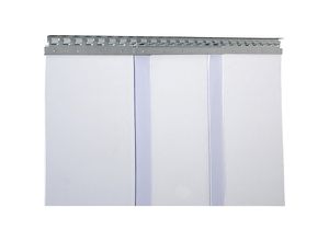 4250872125363 - Streifenvorhang Preis   m² Breite x Stärke 400 x 4 mm Überlappung 1 Haken = 72 mm kaiserkraft