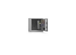 5901468303212 - Schlüsseltresor Sicherheitsstufe A und Euro-Norm S1 lichtgrau HxBxT 350 x 350 x 200 mm für max 50 Haken kaiserkraft
