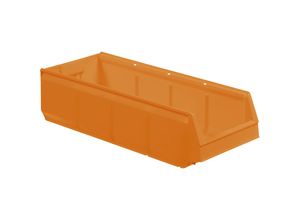 4250686298659 - Sichtlagerkasten aus Polypropylen LxBxH 600 x 230 x 150 mm VE 10 Stück pastellgelb kaiserkraft