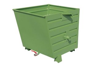 4052462039780 - eurokraft pro Späne-Stapelkipper BSS mit Siebblecheinsatz Volumen 055 m³ resedagrün