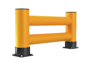 4061753255754 - Rack Mammut Barrier Regalendschutz Doppelplanke Länge 120 m Höhe 600 mm verkehrsgelb