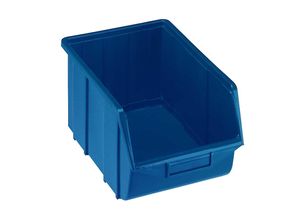 8005646250651 - Sichtlagerkasten aus Polypropylen LxBxH 355 x 220 x 167 mm blau VE 10 Stk kaiserkraft
