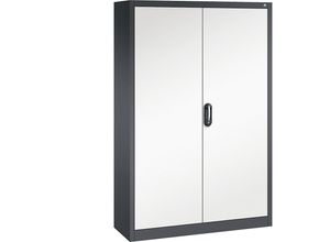 4069361484016 - ACURADO Universalschrank BxT 1200 x 400 mm schwarzgrau   reinweiß C+P