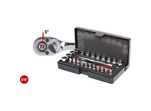 4042146695531 - Kstools - ks tools 1 4 CHROMEplus Steckschlüssel-Satz 26-tlg ( 9180626 )