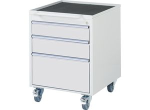 4040376903761 - Rollcontainer HxBxT 765 x 580 x 650 mm 3 Schubladen lichtgrau RAU