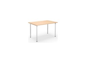 4061753261854 - Mehrzwecktisch DUO-C gerade Platte HxT 700 - 800 x 800 mm Breite 1200 mm Birke weiß kaiserkraft