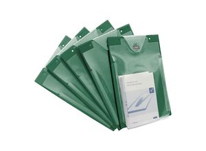 4052301004054 - Auftragstasche Turbo Klettverschluss Schlüsselfach und Dehnfalte für DIN A4 Dokumente grün 10 Stück