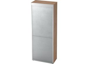 4032062181409 - ANNY-AC - Rollladenschrank mit Akustik-Rückwand 5 Fachböden Nussbaum-Dekor kaiserkraft