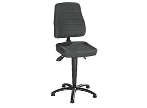 4061753002099 - eurokraft pro Arbeitsdrehstuhl Supertec mit Bodengleitern