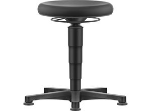 4016849952260 - Hocker Allround mit Gleitern PU-Schaum Farbring grau bimos
