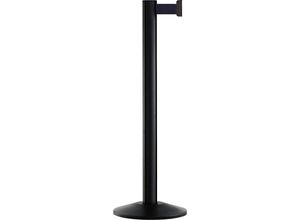 4045806227028 - Gurtpfosten Beltrac EXTEND Aluminium Pfosten schwarz Gurt dunkelblau kaiserkraft