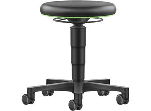 4016849950471 - Bimos - Drehhocker Kunstledersitz Sitzhöhe 450 - 650 mm mit Rollen