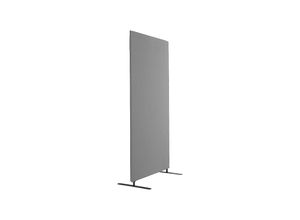 7332835514029 - Akustik-Trennwand Standard gerade Ecken Höhe 1500 mm inkl Füße Breite 1200 mm grau kaiserkraft