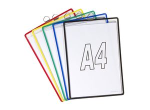 3377991540097 - Hänge-Klarsichttasche für Format DIN A4 farblich sortiert VE 10 Stk Tarifold