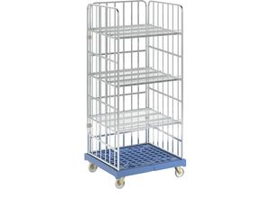 4260316441799 - Rollregal Kunststoff-Rollplatte Platte hellblau kaiserkraft