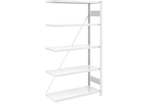 4061753019028 - eurokraft pro AntiBak®-Steckregal antibakteriell Regalhöhe 2000 mm Anbauregal Fachbodenbreite 1000 mm Fachbodentiefe 500 mm