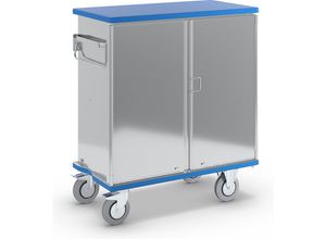 4260257921329 - Schrankwagen aus Alu Tragfähigkeit 300 kg Außen-LxBxH 1220 x 640 x 1406 mm Gmöhling