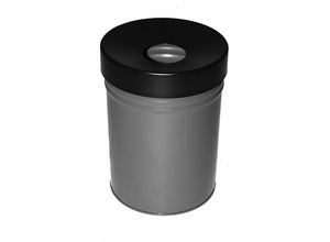 4260058009653 - Abfallbehälter selbstlöschend Volumen 24 l HxØ 370 x 295 mm graphit kaiserkraft