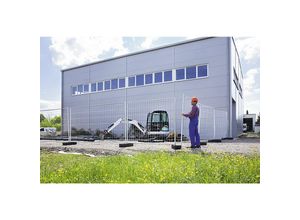 4061753042125 - Bauzaun Komplett-Set Höhe 2000 mm Schake