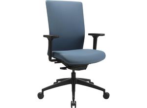 4014296760117 - Bürostuhl Sitness AirWork G petrol   schwarz mit Armlehnen bis 110kg 4014296760117 Topstar