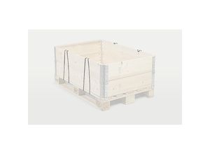 4004165004831 - Rahmenverriegelung VE 10 Stk für 2 Palettenaufsatzrahmen kaiserkraft