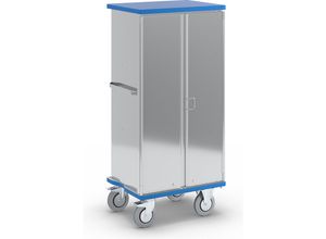 4260257921343 - Schrankwagen aus Alu Tragfähigkeit 300 kg Außen-LxBxH 840 x 640 x 1806 mm Gmöhling