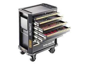 7630491704687 - Werkstattwagen ULTIMATE fortec® gefüllt inklusive 706 Werkzeugen HxBxT 1030 x 750 x 475 mm kaiserkraft