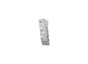 4012086005998 - Prospekthalter the grid wall H6103102 Prospekthalter Glasklar DIN A4 Anzahl der Fächer 5 1 St (B x H x T) 241 x 578 x 150 mm