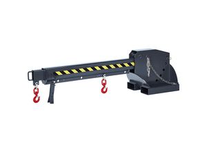 4251305416096 - eurokraft pro Teleskoplader 5fache Höhenverstellung Tragfähigkeit 1250 - 8000 kg anthrazitgrau
