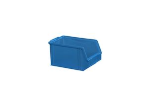 4053133000801 - Sichtlagerkasten aus Polystyrol Außen-   Innenlänge 230   200 mm BxH 146 x 130 mm VE 60 Stk blau