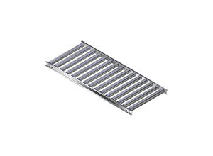 4030127054057 - Gura Leicht-Rollenbahn Aluminiumrahmen mit Aluminiumrollen Bahnbreite 600 mm Achsabstand 100 mm Länge 15 m