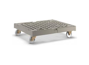4260633270546 - Transportroller XL Tragfähigkeit 500 kg LxBxH 810 x 720 x 195 mm kieselgrau kaiserkraft