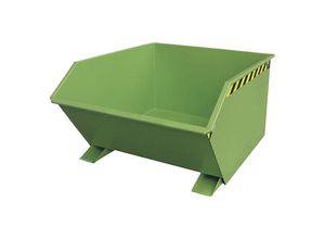 4061753119971 - eurokraft pro Kippbehälter niedrige Bauform (E) Volumen 10 m³ resedagrün