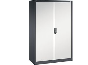 4069361487727 - ACURADO Universalschrank BxT 1200 x 600 mm schwarzgrau   lichtgrau C+P